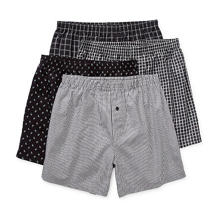 Click here for Stafford Woven Mens Big and Tall 4 Pack Boxers 306... prices