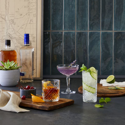 Luminarc Broadway Craft Culture 4-pc. Double Old Fashioned, Color ...