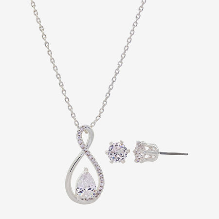 Click here for Sparkle Allure Womens Cubic Zirconia Pure Silver O... prices