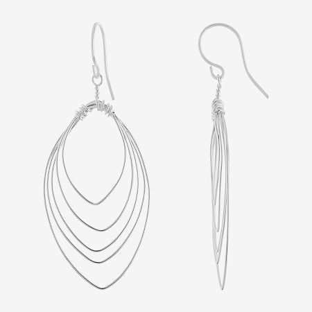 Click here for Silver Reflections Pure Silver Over Brass Drop Ear... prices