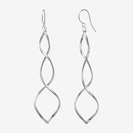 Click here for Silver Reflections Pure Silver Over Brass Drop Ear... prices