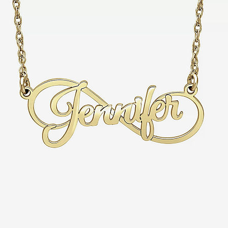 Click here for Womens 10K Personalized Gold Pendant Necklace  One... prices
