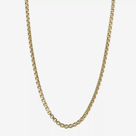 Click here for 14K Gold Hollow Box Chain Necklace  One Size prices