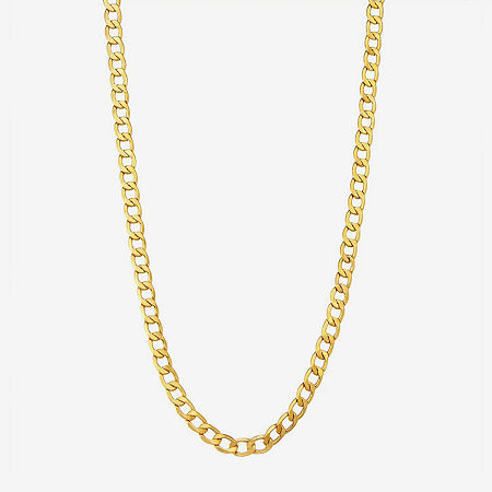 Click here for 14K Gold 18-24 5mm Hollow Curb Chain Necklace  One... prices