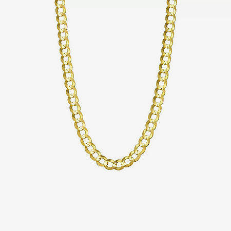 Click here for 14K Yellow Gold 5.7MM Curb Necklace  One Size prices