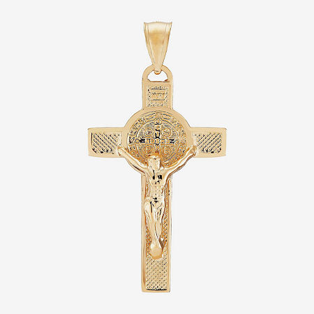 Click here for Crucifix Womens 14K Gold Cross Pendant  One Size prices