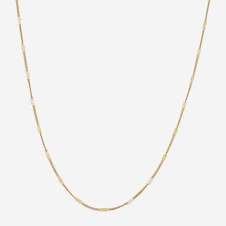 Click here for Womens 14K Gold 18 Inch Cable Chain Necklace  One... prices