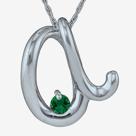 Click here for Personalized Initial Birthstone Pendant Necklace... prices