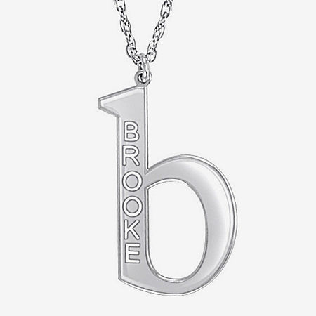 Click here for Personalized 28mm Initial Pendant Necklace  One Si... prices