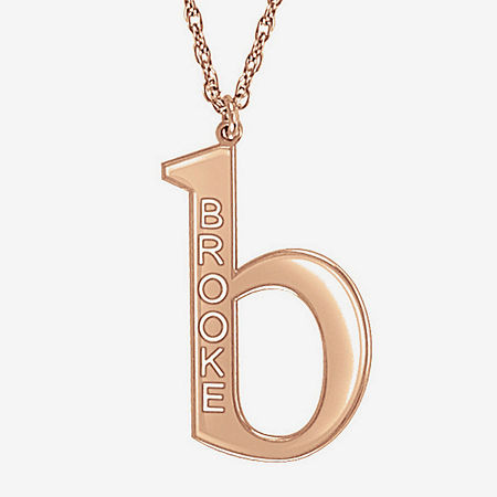 Click here for Personalized 28mm Initial Pendant Necklace  One Si... prices