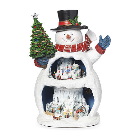 Click here for Roman 12 Led Snowman Plays Music Christmas Tableto... prices