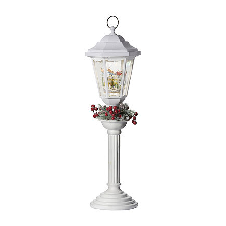 Click here for Roman 27.5 Led Swirl Lamp Post Christmas Tabletop... prices