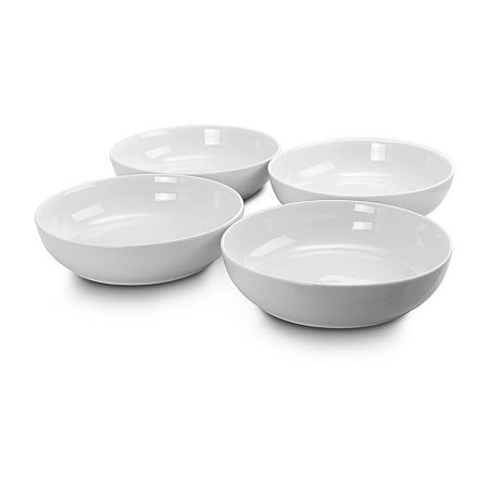 Click here for Gibson 4-pc. Stoneware Pasta Bowl  One Size  White prices