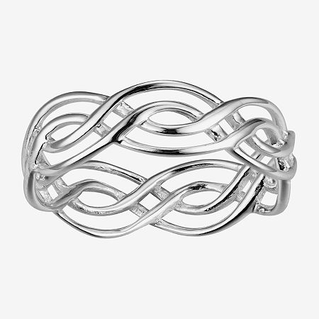 Click here for Footnotes Believe Womens 5.5MM Sterling Silver Ban... prices