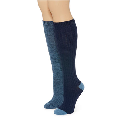 Click here for Mixit Womens 2 Pair Knee High Socks  4-10  Blue prices
