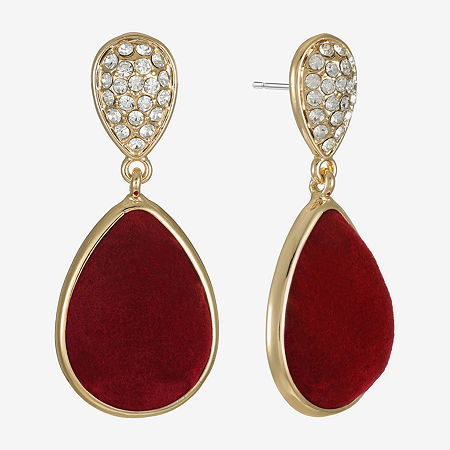 Click here for Monet Jewelry Gold Tone Velvet Womens Glass Hypoal... prices
