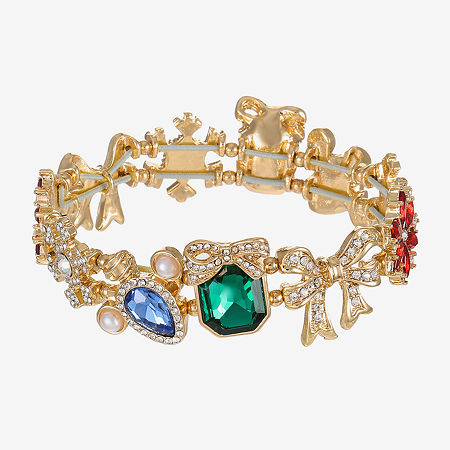 Click here for Monet Jewelry Gold Tone Holiday Womens Multi Color... prices