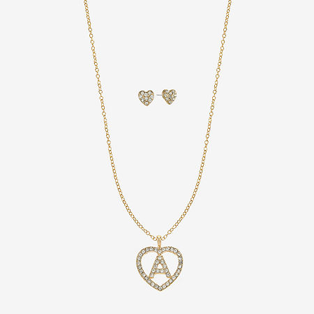 Click here for Monet Jewelry Gold Tone Initial Pendant Necklace &... prices