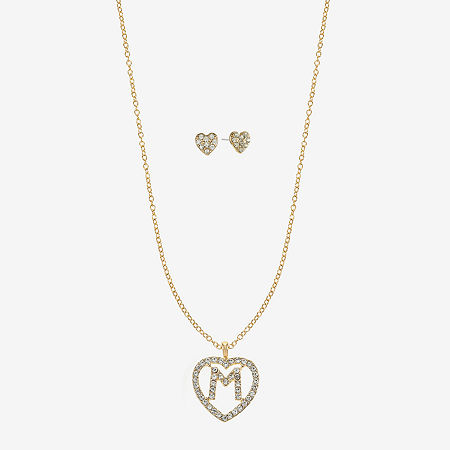 Click here for Monet Jewelry Gold Tone Initial Pendant Necklace &... prices