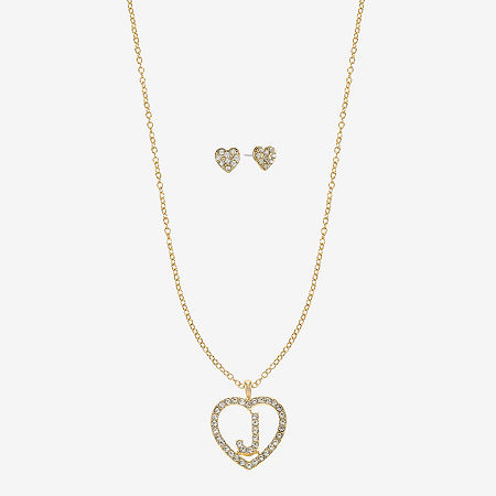 Click here for Monet Jewelry Gold Tone Initial Pendant Necklace &... prices