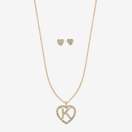 Click here for Monet Jewelry Gold Tone Initial Pendant Necklace &... prices