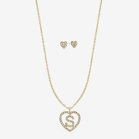 Click here for Monet Jewelry Gold Tone Initial Pendant Necklace &... prices