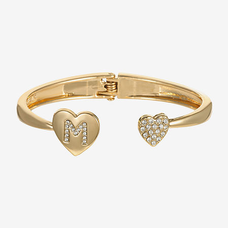 Click here for Monet Jewelry Gold Tone Initial Womens Glass Heart... prices