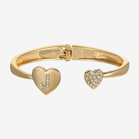 Click here for Monet Jewelry Gold Tone Initial Womens Glass Heart... prices