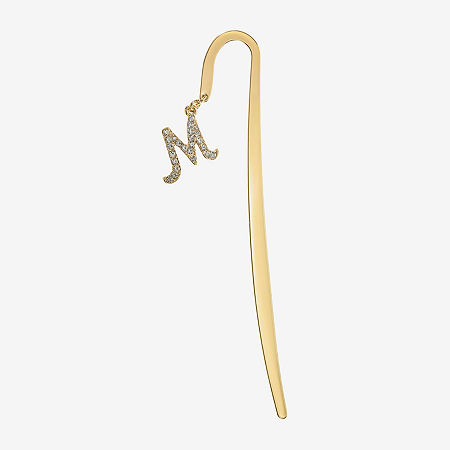 Click here for Monet Jewelry Gold Tone Shepherds Hook Initial Cha... prices