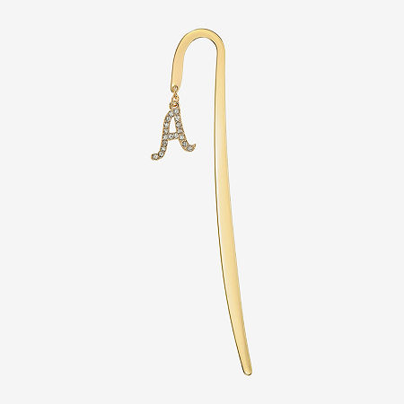 Click here for Monet Jewelry Gold Tone Shepherds Hook Initial Cha... prices