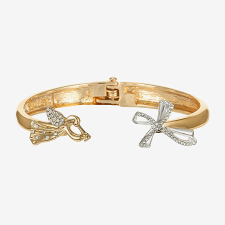 Click here for Monet Jewelry Gold Tone Womens Glass Angel Cross B... prices