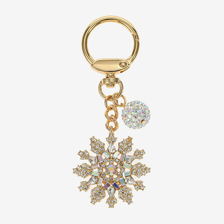 Click here for Monet Jewelry Gold Tone Clear Snowflake Bag Charm... prices