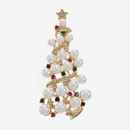 Click here for Monet Jewelry Gold Tone Christmas Tree Multi Color... prices