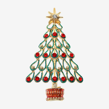 Click here for Monet Jewelry Gold Tone Christmas Tree Multi Color... prices