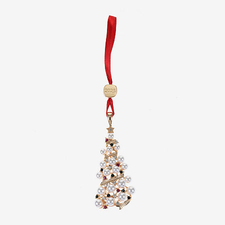Click here for Monet Jewelry Gold Tone Christmas Tree Christmas O... prices
