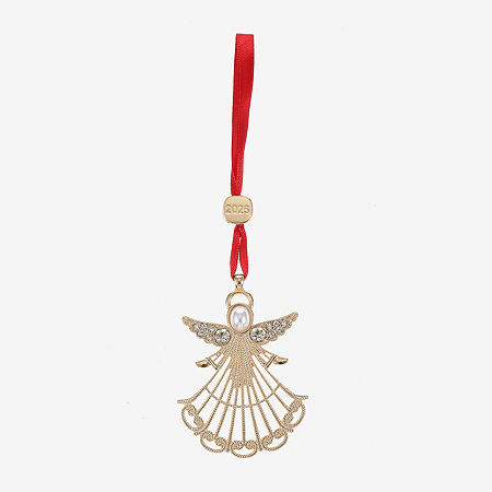Click here for Monet Jewelry Gold Tone Christmas Ornament  One Si... prices