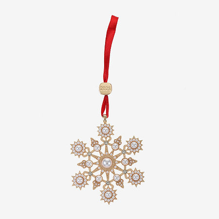 Click here for Monet Jewelry Gold Tone Christmas Ornament  One Si... prices