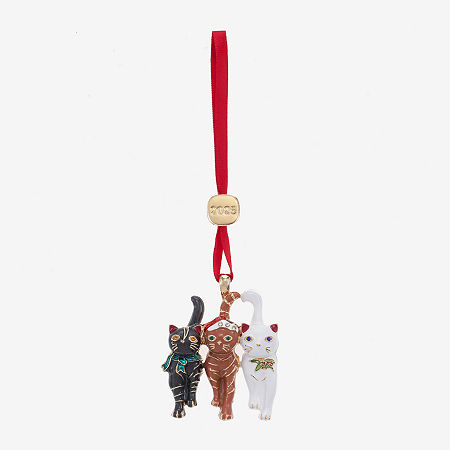 Click here for Monet Jewelry Gold Tone Cat Trio Christmas Ornamen... prices