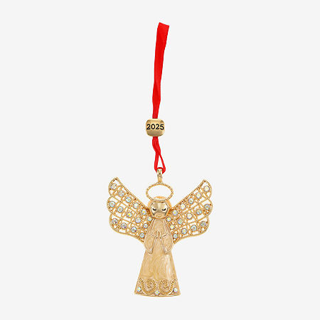 Click here for Monet Jewelry Gold Tone Christmas Ornament  One Si... prices