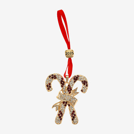 Click here for Monet Jewelry Gold Tone Candy Cane Christmas Ornam... prices