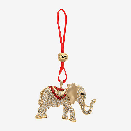 Click here for Monet Jewelry Gold Tone Elephant Christmas Ornamen... prices