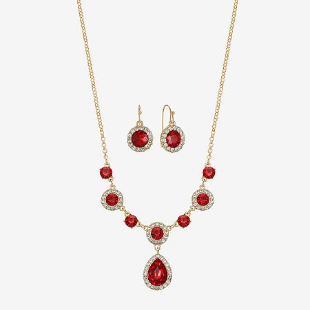 Click here for Monet Jewelry Gold Tone Y Necklace & Drop Earring... prices