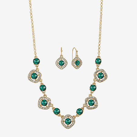 Click here for Monet Jewelry Gold Tone Collar Frontal Necklace &... prices