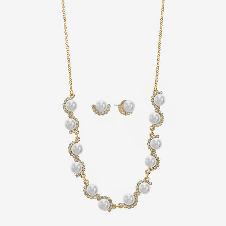 Click here for Monet Jewelry Gold Tone Collar Frontal Scallop Nec... prices