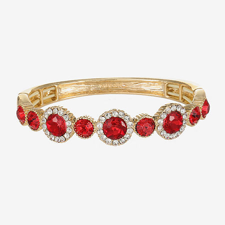 Click here for Monet Jewelry Halo Stretch Womens Glass Round Bang... prices