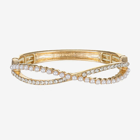 Click here for Monet Jewelry Gold Tone Twist Womens Glass Simulat... prices