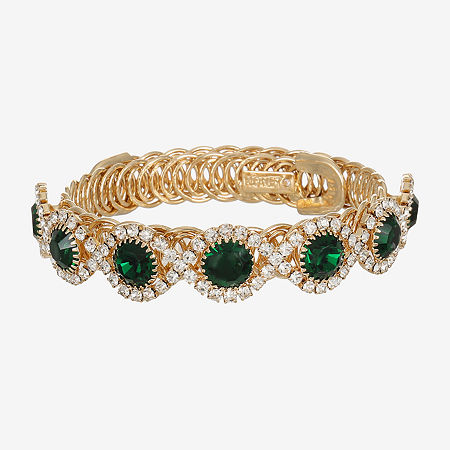 Click here for Monet Jewelry Gold Tone Halo Coil Womens Glass Wra... prices
