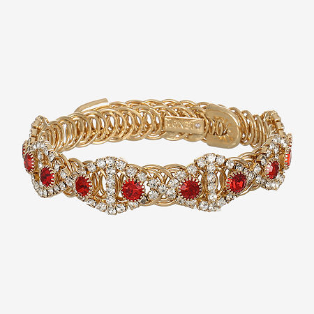 Click here for Monet Jewelry Coil Womens Red Glass Wrap Bracelet... prices