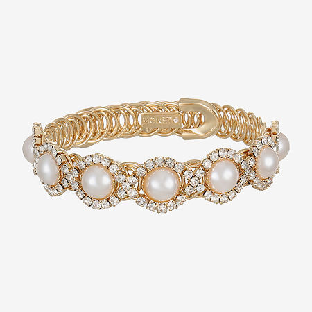 Click here for Monet Jewelry Gold Tone Halo Coil Womens Glass Wra... prices