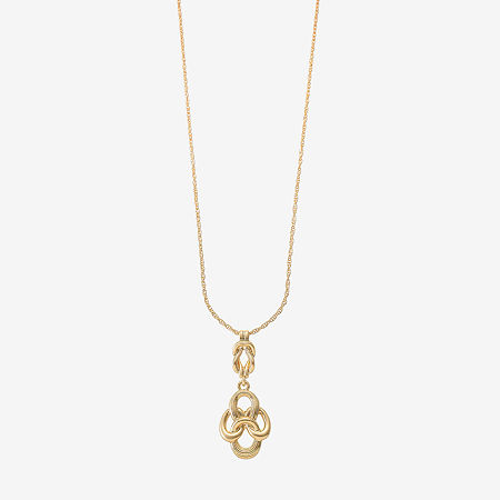 Click here for Monet Jewelry Gold Tone Womens Knot 28 Inch Pendan... prices